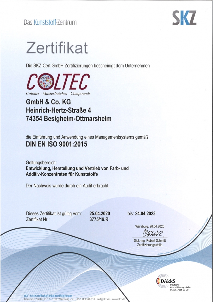 Unternehmen - COLTEC CMC GMBH & CO. KG